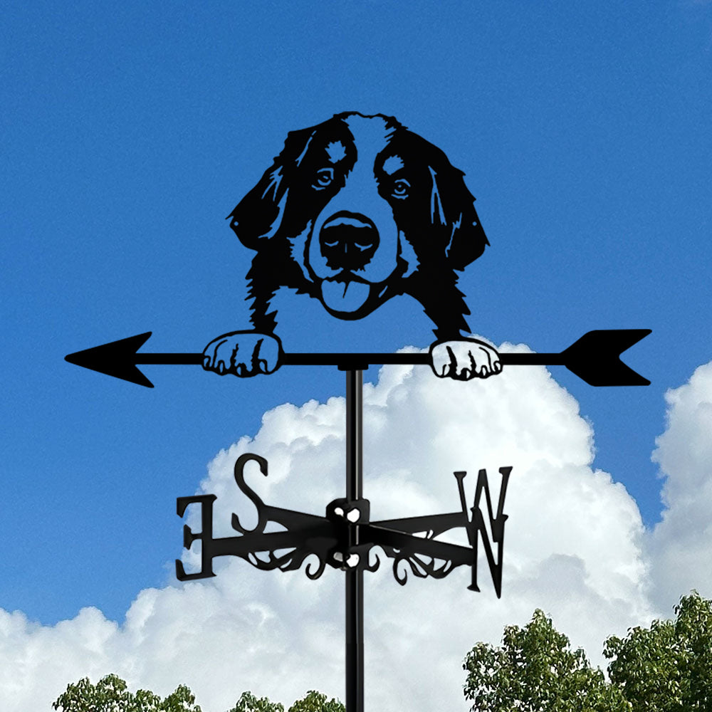 Bernese Mountain Dog Stainless Steel Weathervane – Beckymetal.com