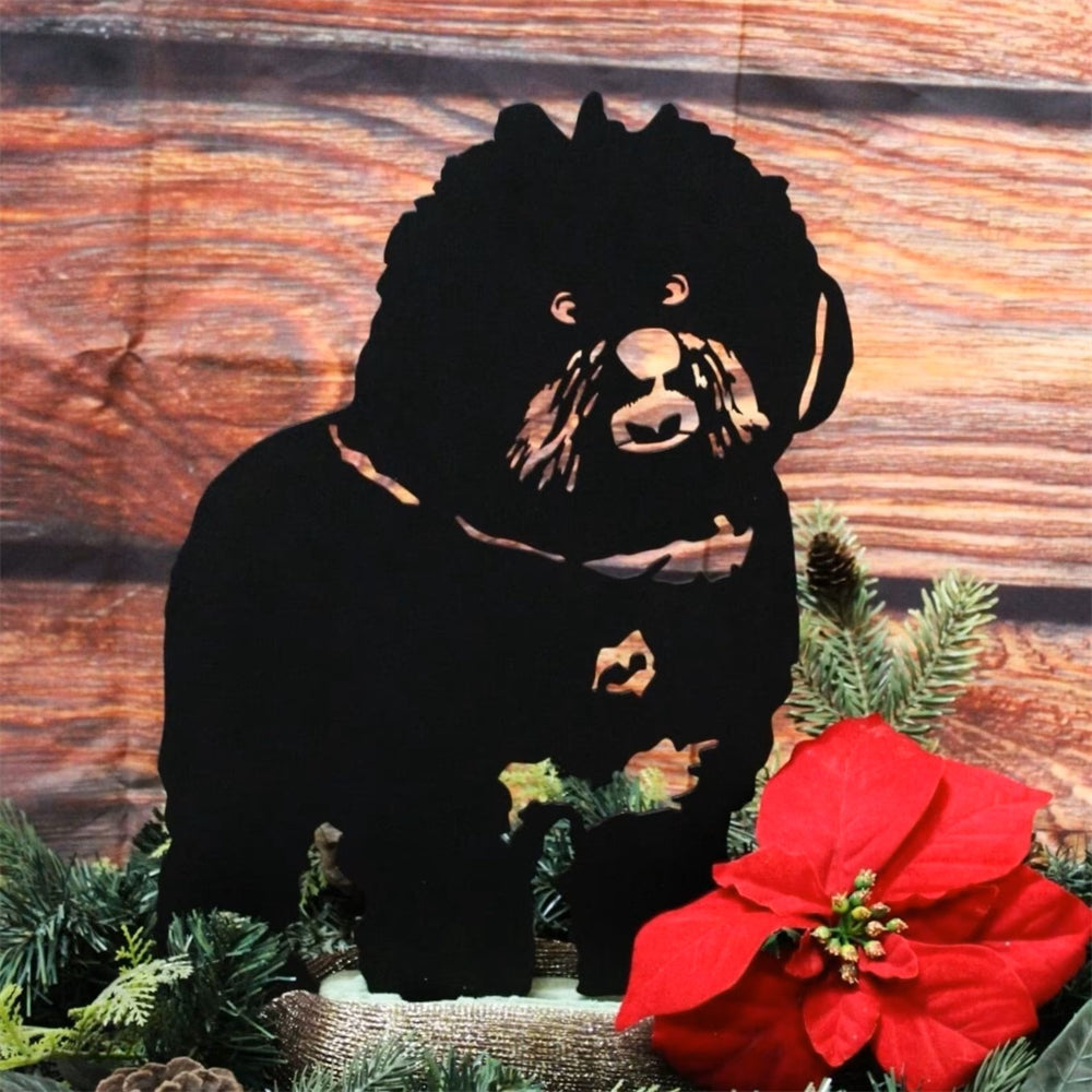 Bichon Frise Black Metal Dog Silhouette – Beckymetal.com