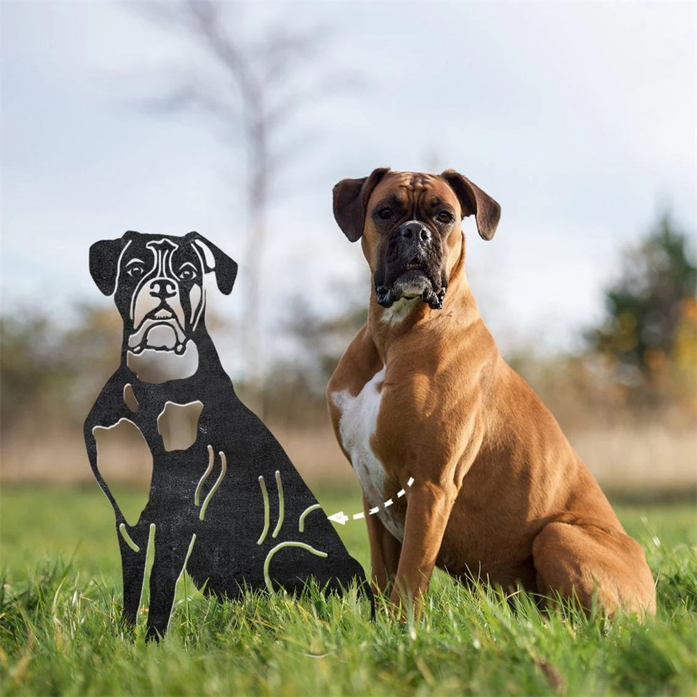 Boxer Metal Silhouette – Beckymetal.com