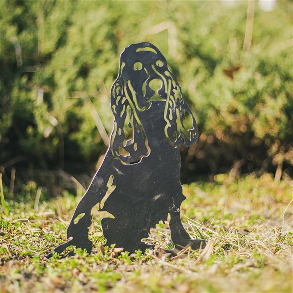 Cocker Spaniel Metal Silhouette – Beckymetal.com
