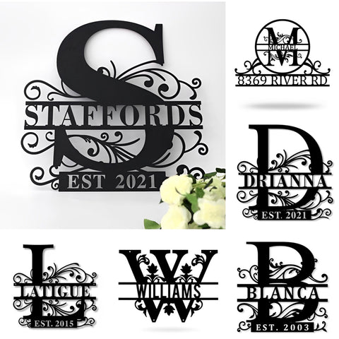 English Cocker Spaniel Dog Metal Art Personalized Metal Name Sign ...