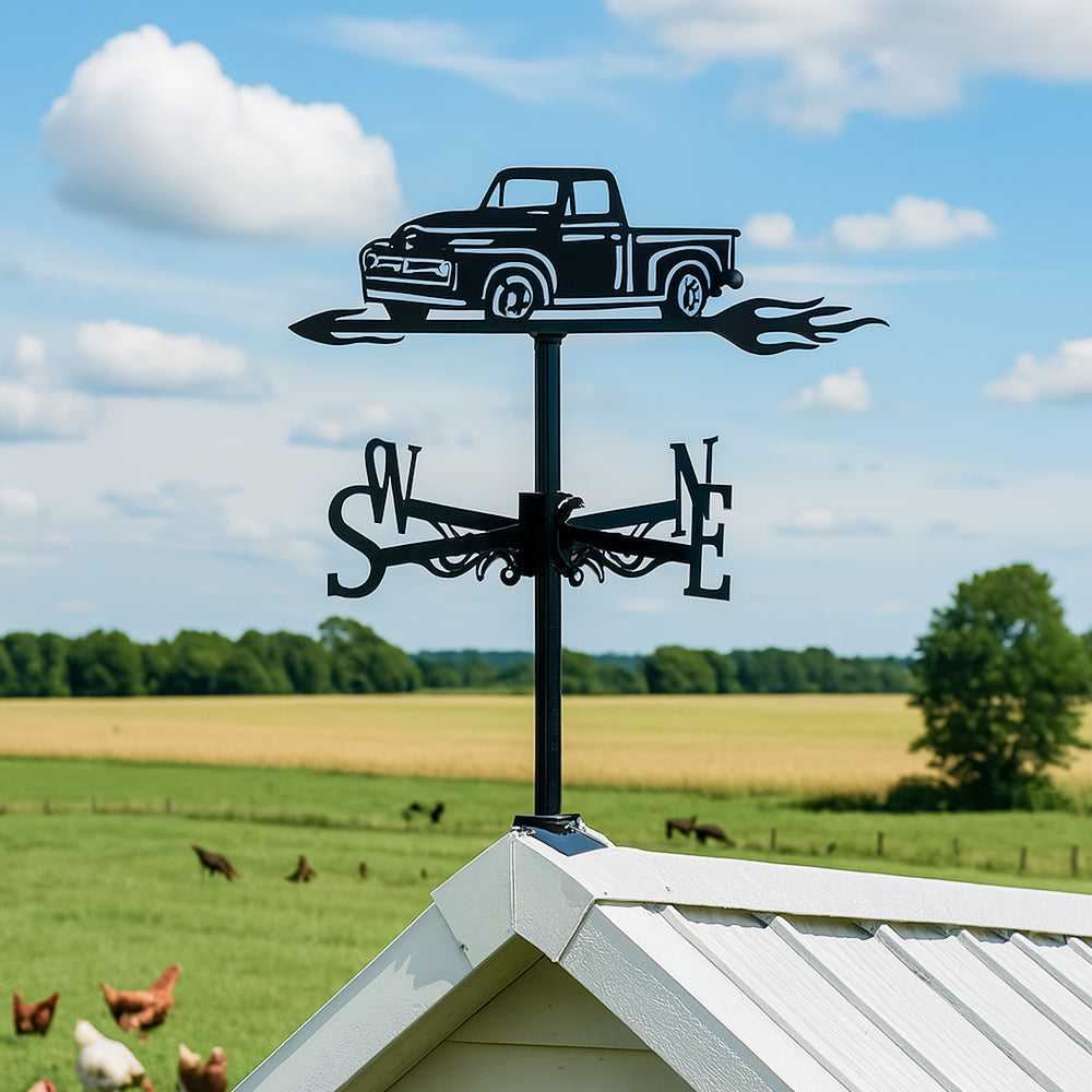 Pickup Stainless Steel Weathervane – Beckymetal.com