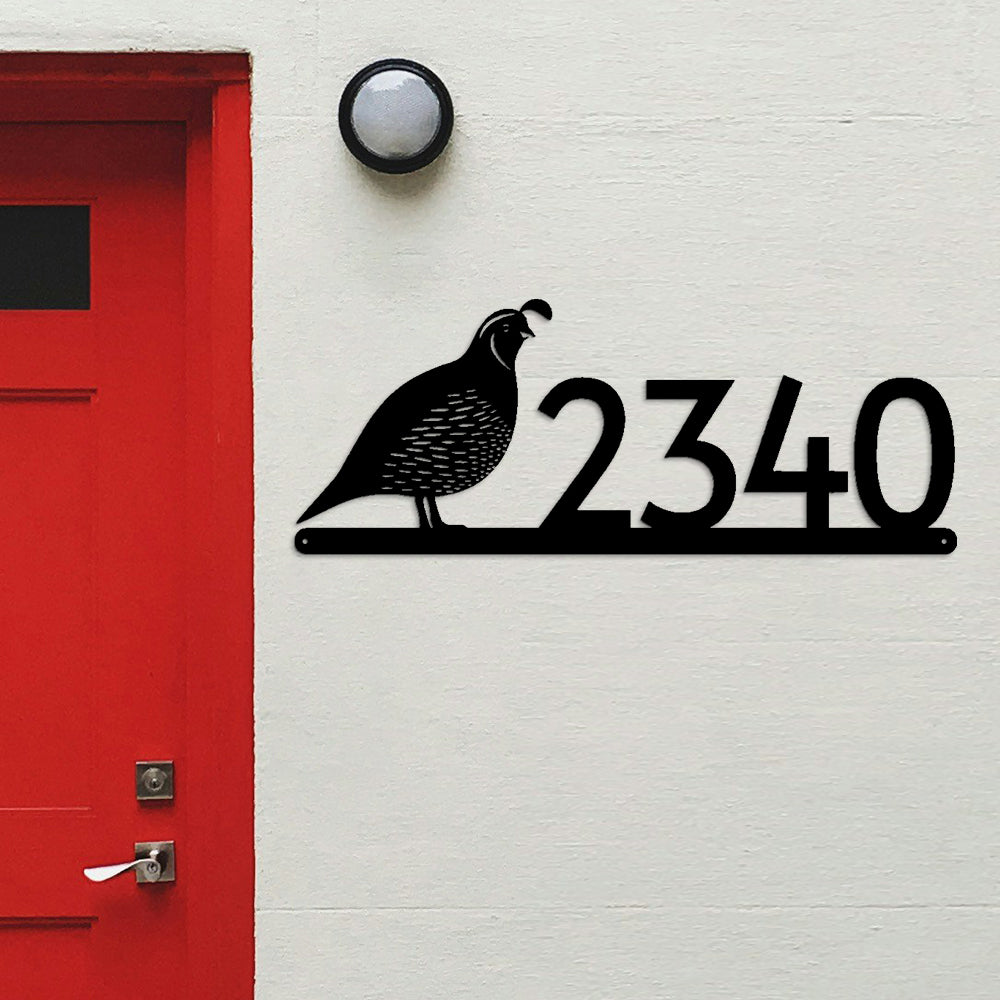 Bird Address Sign Custom – Beckymetal.com