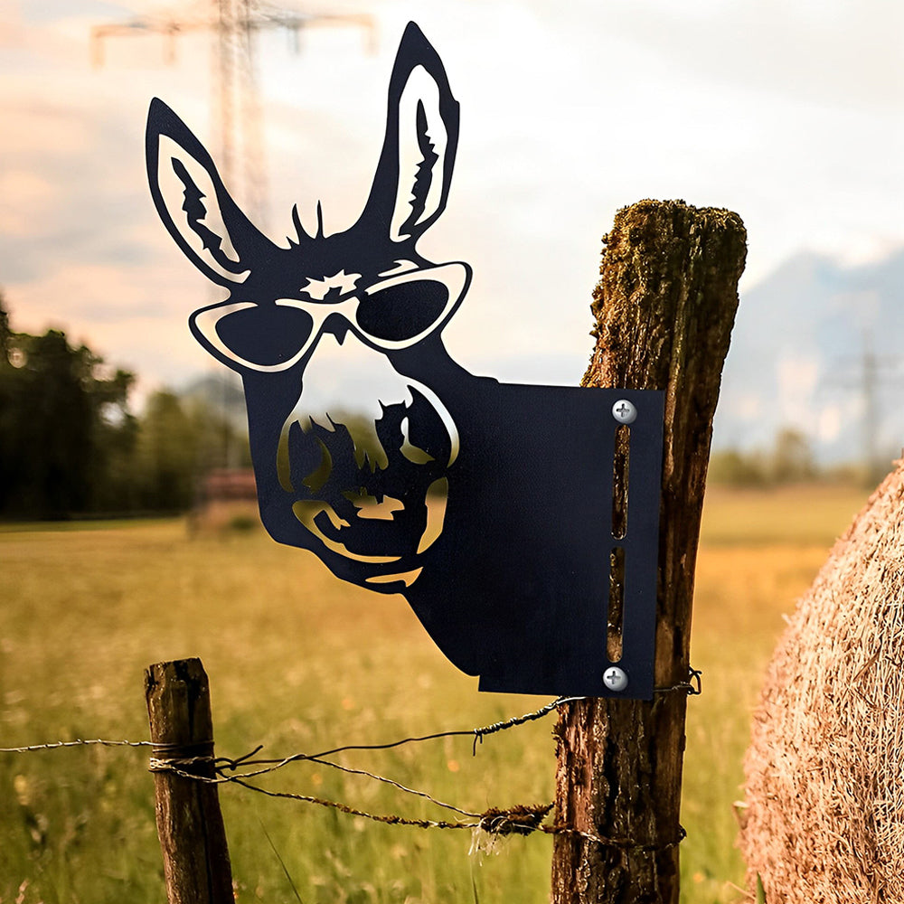 Lion Farm Peeping Animal Outdoor Metal Garden Art – Beckymetal.com