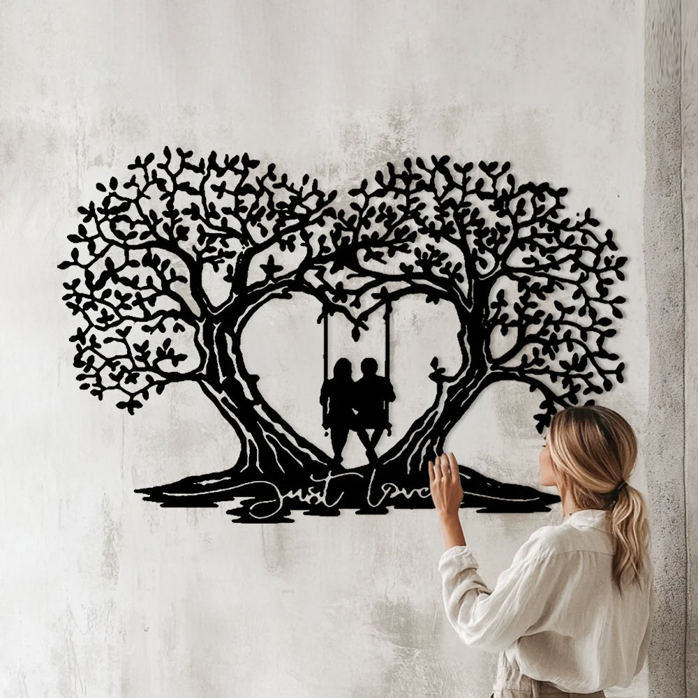 Love Tree Heart-shaped Tree Of Life Metal Wall Art – Beckymetal.com