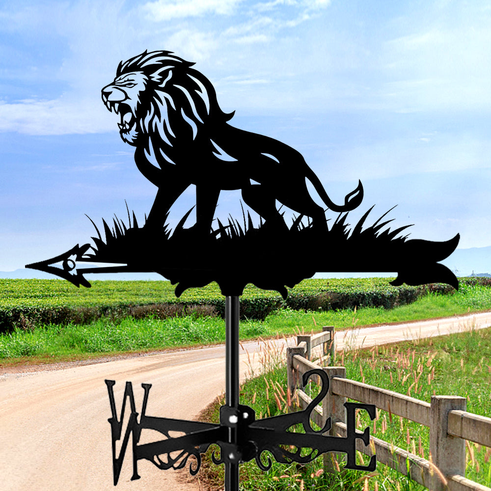 Lion Stainless Steel Weathervane – Beckymetal.com