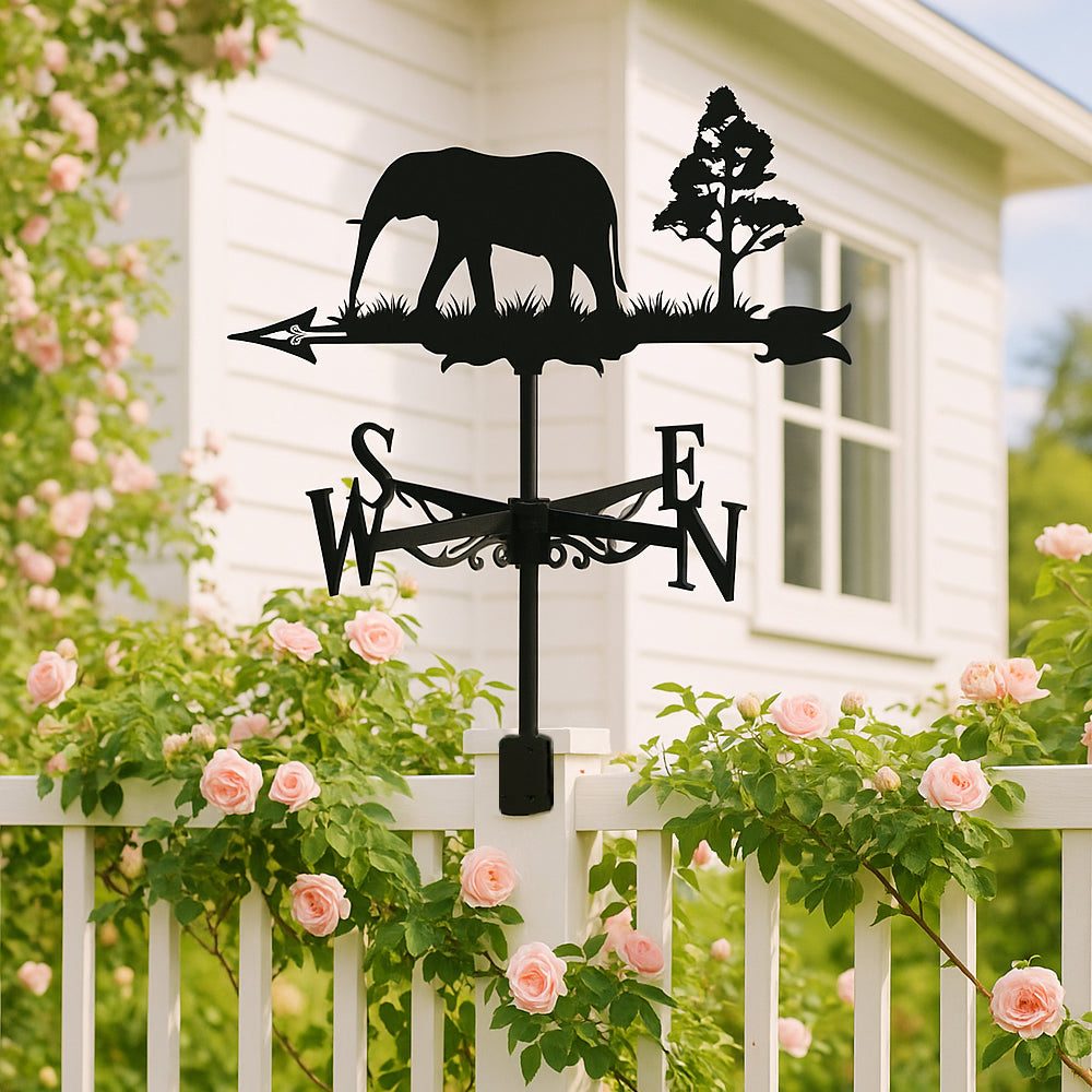 Elephant Stainless Steel Weathervane – Beckymetal.com