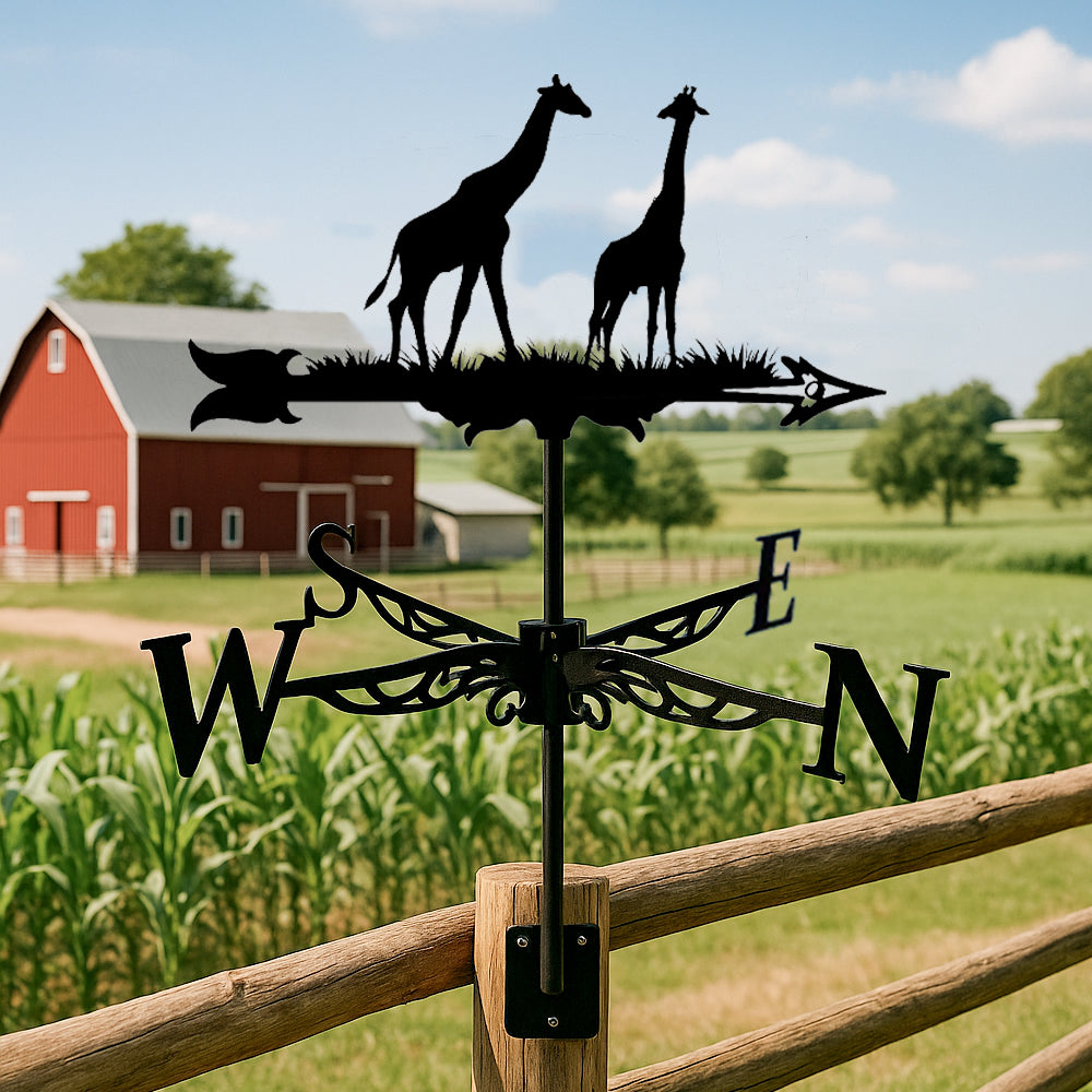 Giraffe Stainless Steel Weathervane – Beckymetal.com