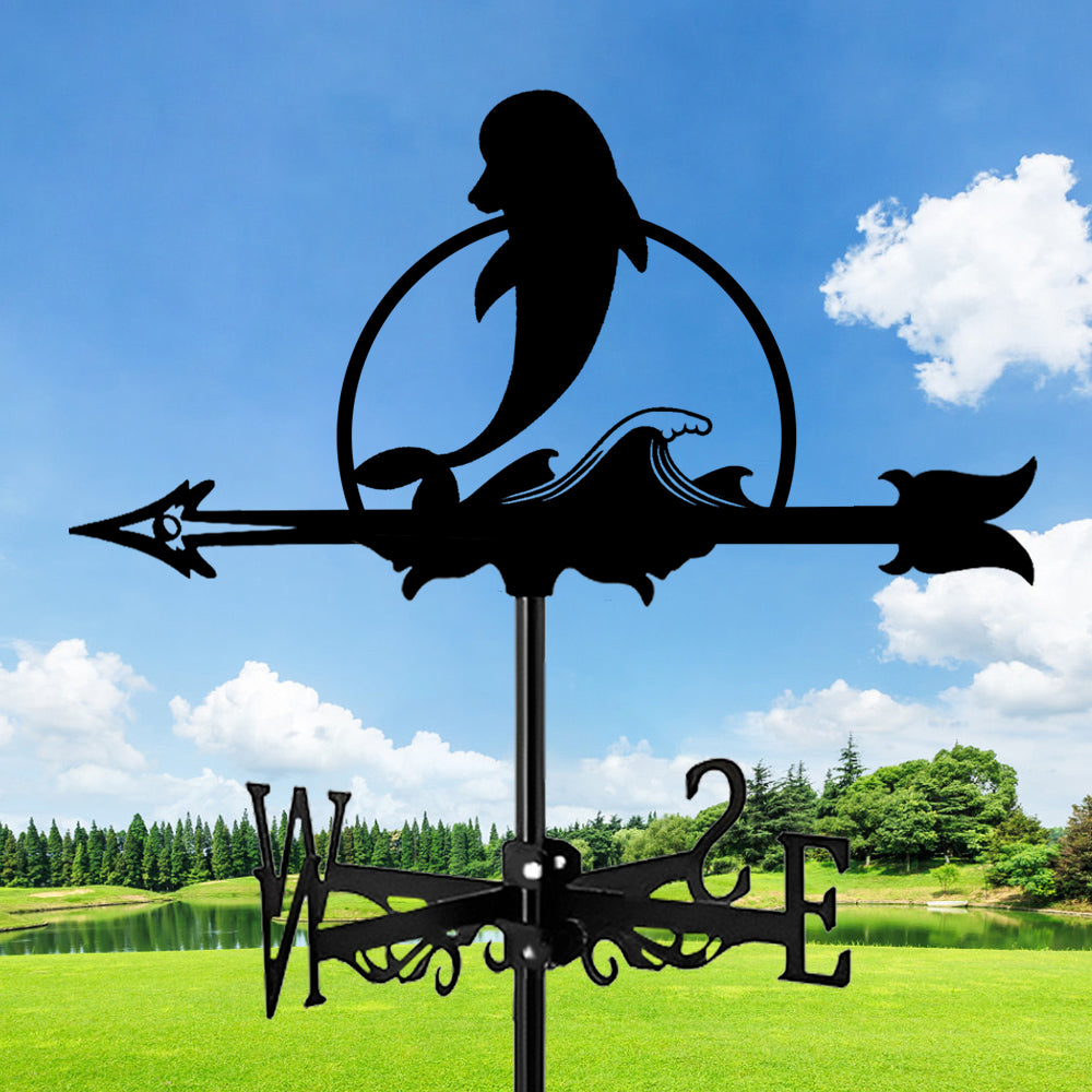 Dolphin Stainless Steel Weathervane – Beckymetal.com