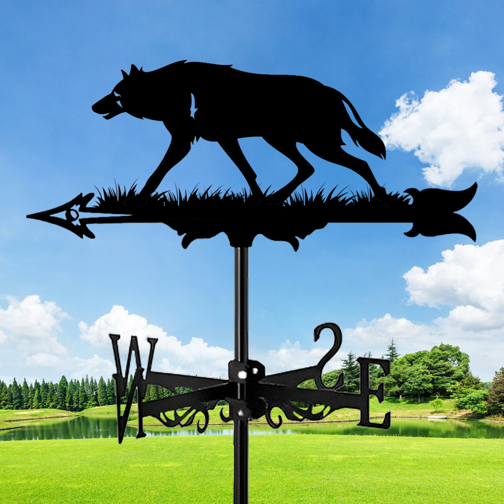 Wolf Stainless Steel Weathervane – Beckymetal.com