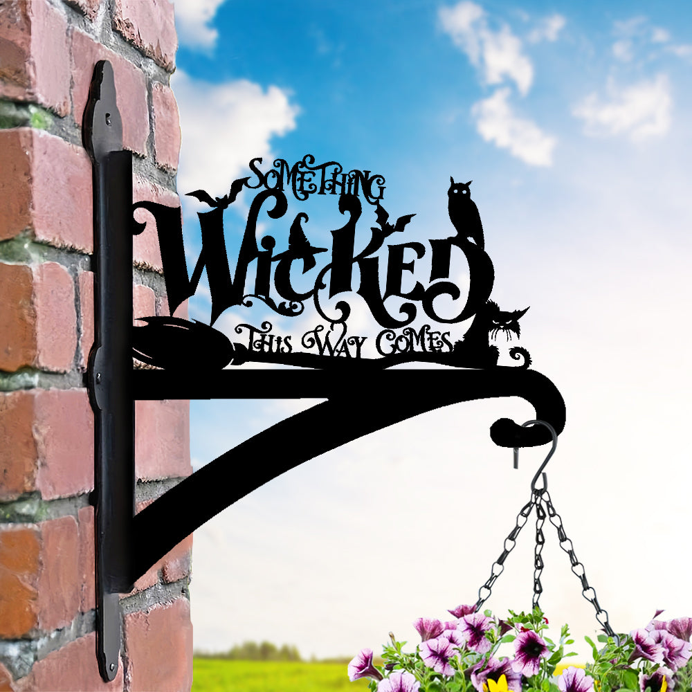 Personalized Halloween Metal Hanging Bracket Plant Stand – Beckymetal.com