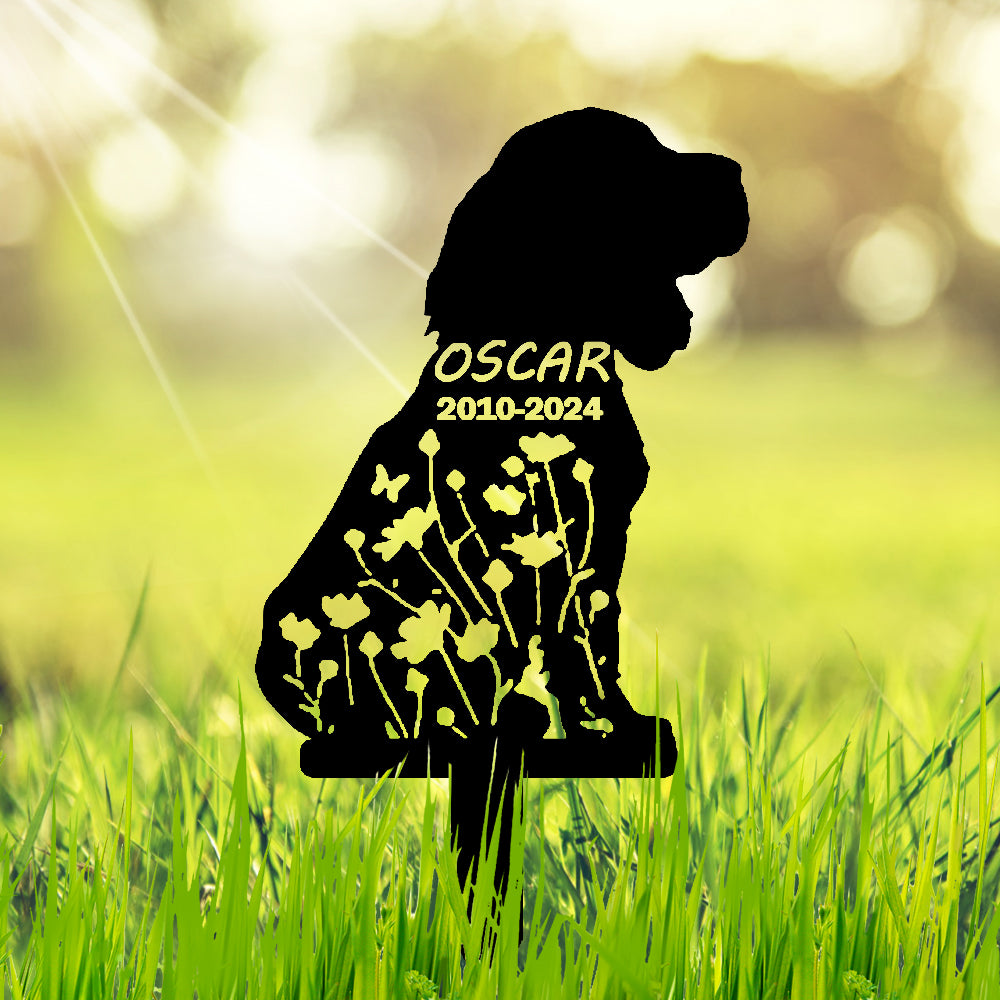 Cocker Spaniels Dog Custom Memorial Stake – Beckymetal.com