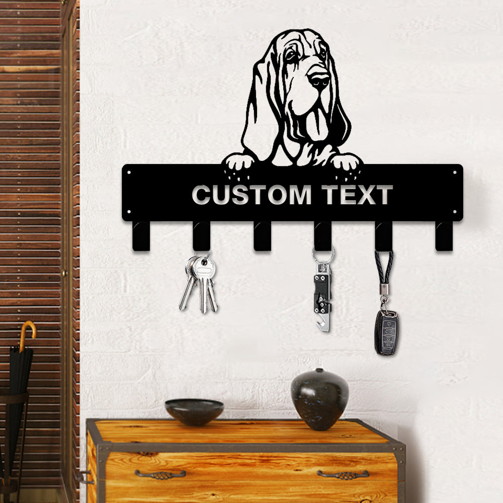 Bloodhound Dog Custom Metal Key Holder – Beckymetal.com