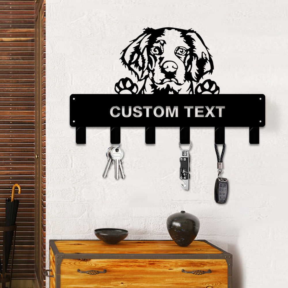 Brittany Spaniel Dog Custom Metal Key Holder – Beckymetal.com