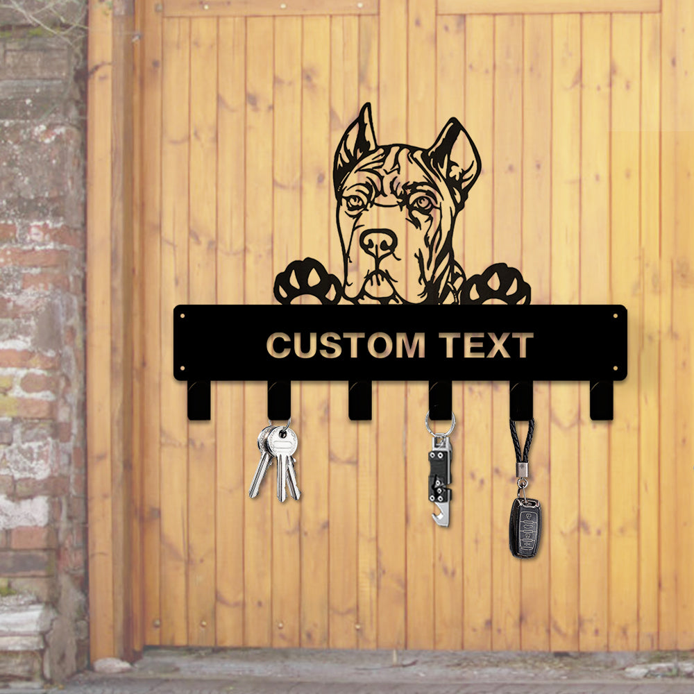 Cane Corso Dog Custom Metal Key Holder – Beckymetal.com
