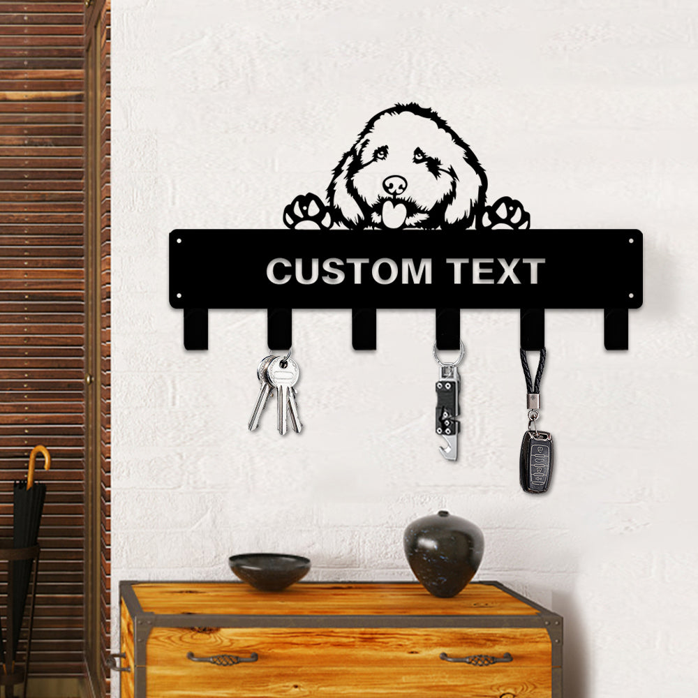 Cockapoo Dog Custom Metal Key Holder – Beckymetal.com