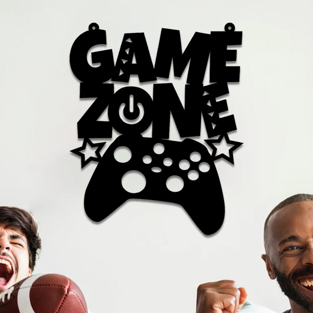 Custom Game Zone Sign Metal Wall Art Decoration – Beckymetal.com