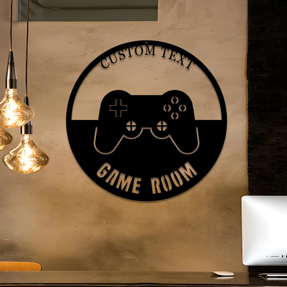Custom Game Room Sign Metal Wall Art Decoration – Beckymetal.com