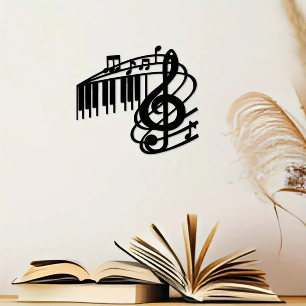 Music Notes Sign Metal Wall Art Decoration – Beckymetal.com