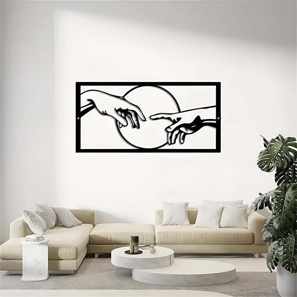 Creation Of Adam Wall Art Metal Wall Sign – Beckymetal.com