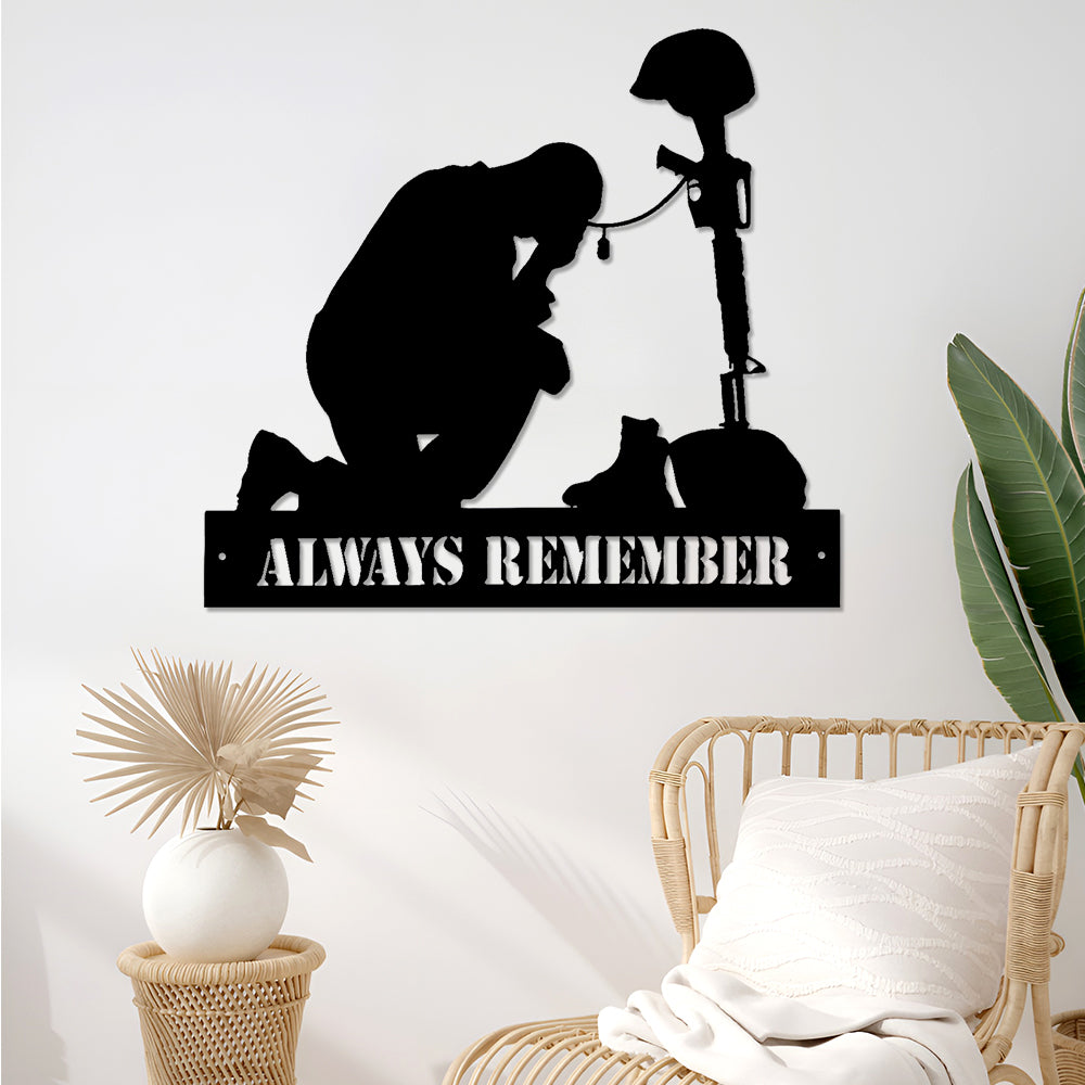 Memorial Fallen Soldiers Metal Wall Art – Beckymetal.com
