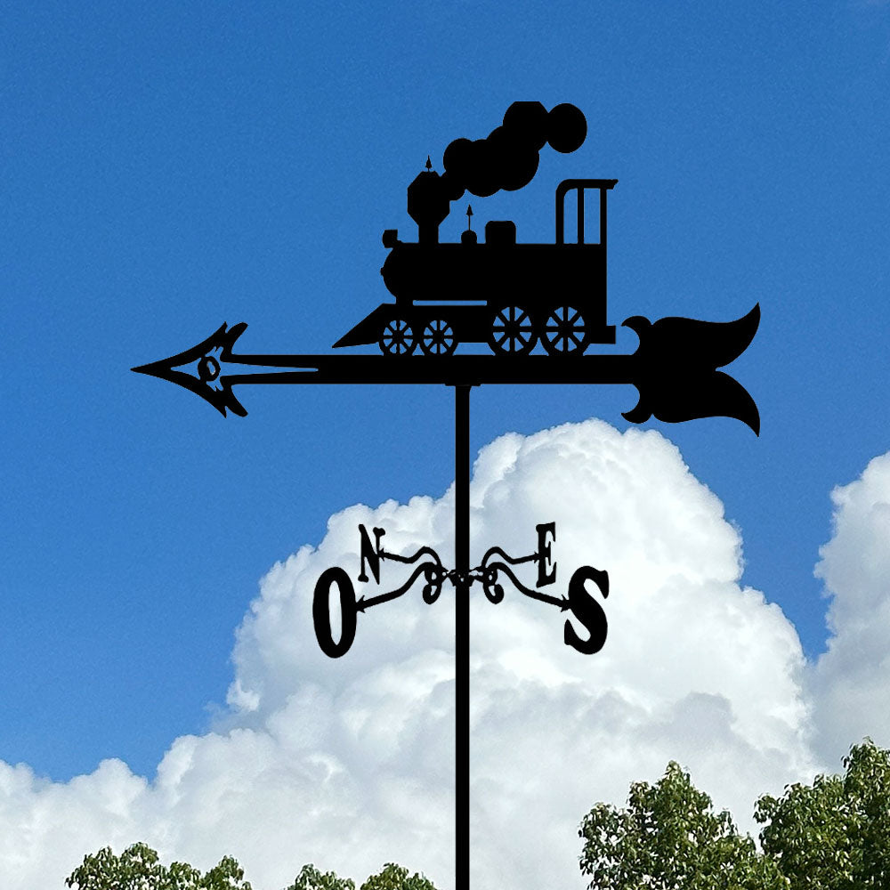 Train Engine Stainless Steel Weathervane – Beckymetal.com