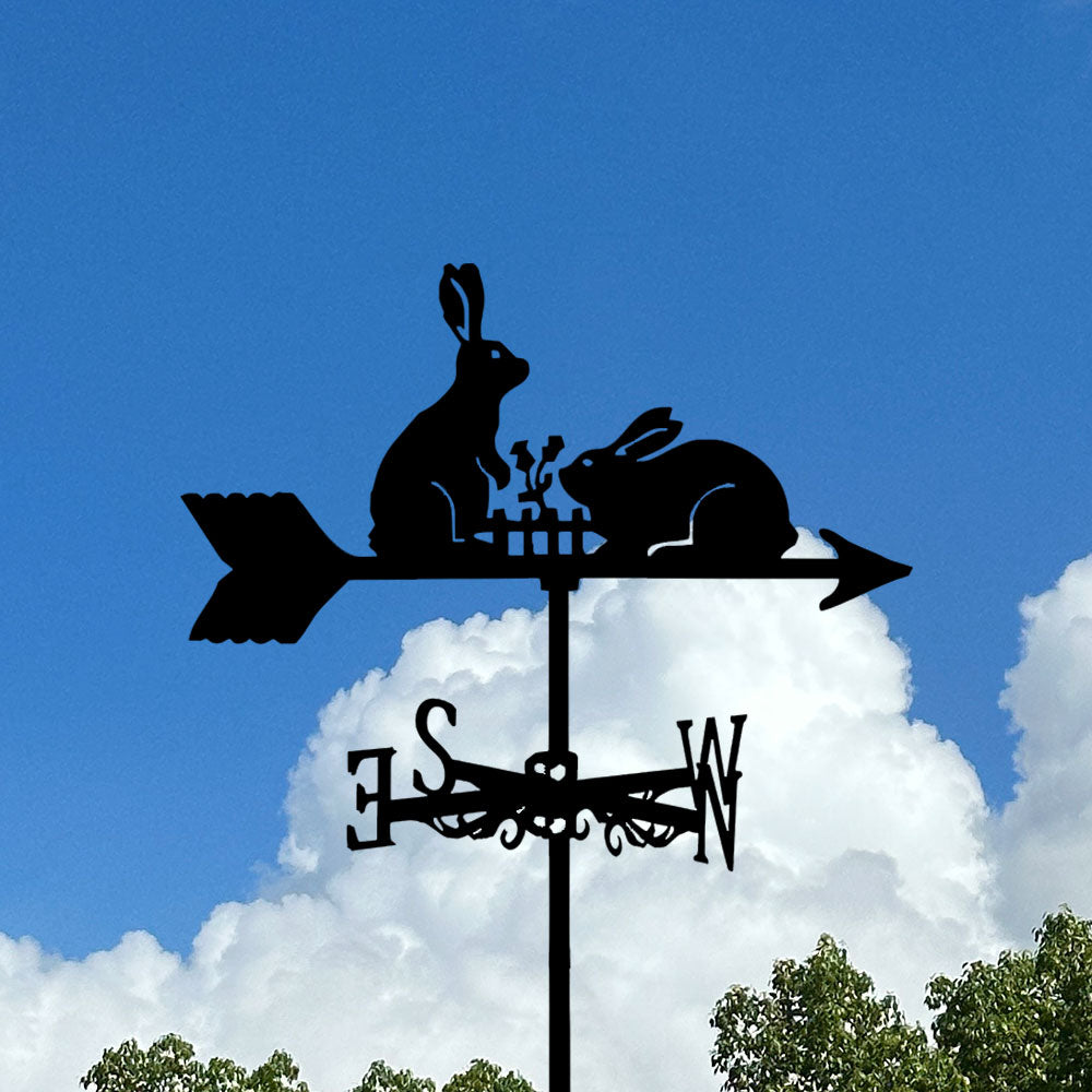 Two Rabbit Stainless Steel Weathervane – Beckymetal.com